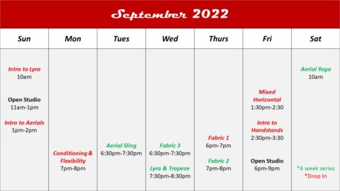 Cirque Aria - Aerial Studio San Antonio - Aerial Classes